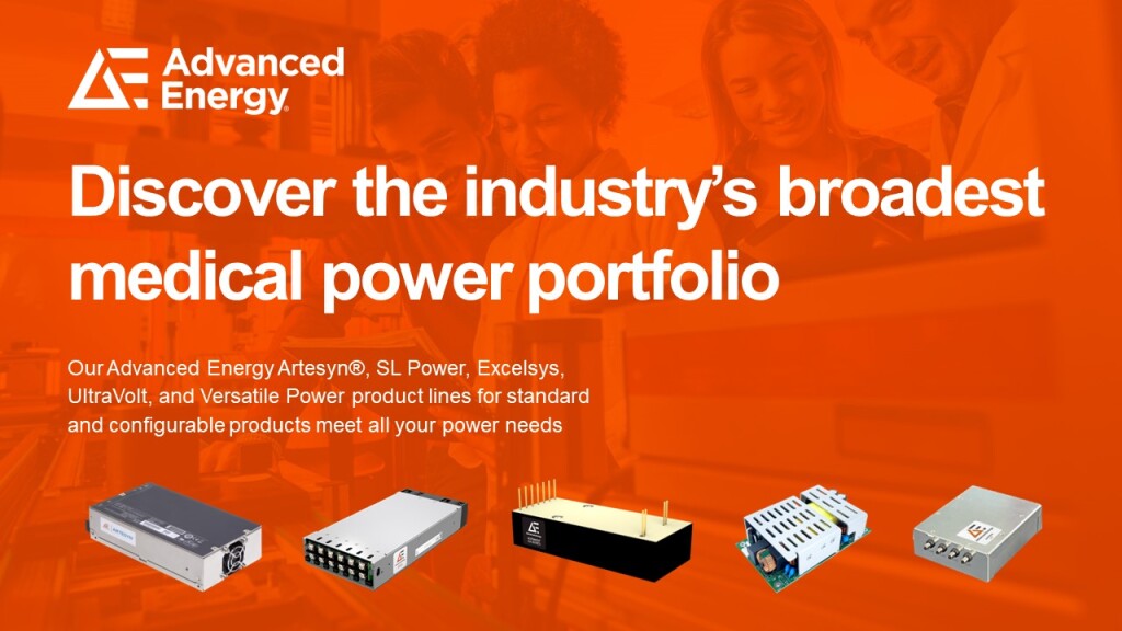 Advanced EnergyShowcases Latest Medically-Certified Power Solutions at ...